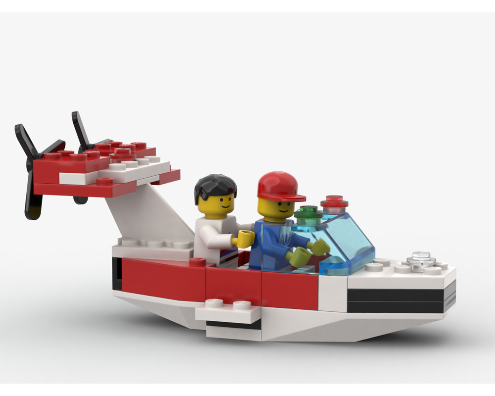LEGO Set 6687-1-c2 Hovercraft (1987 Town > Classic Town) | Rebrickable ...