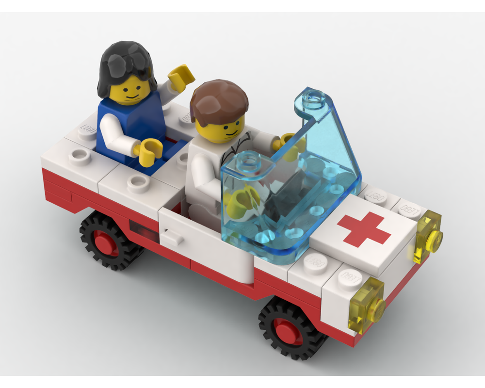 LEGO Set 6688-1-c3 Ambulance (1985 Town > Classic Town) | Rebrickable ...