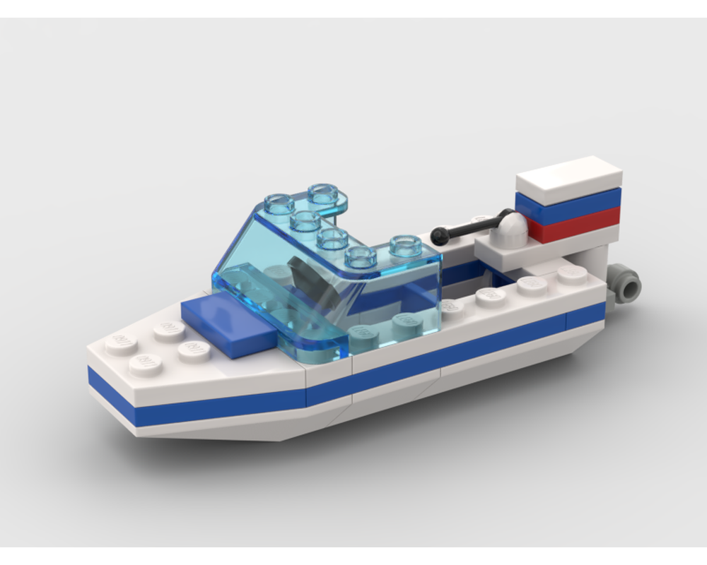 LEGO Set 6698-1-s2 Speedboat (1986 Town > Classic Town) | Rebrickable ...