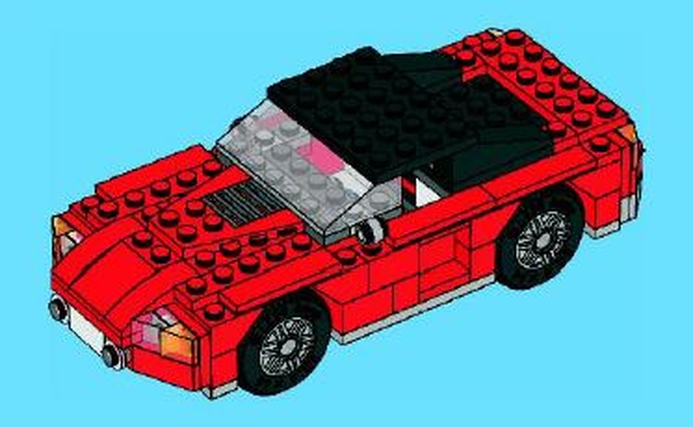 LEGO Set 6753-1-s2 Red Car (2009 Creator > Creator 3-in-1 ...