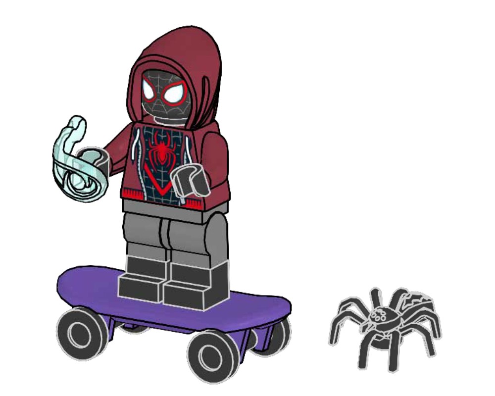 LEGO Set 682303-1 Miles Morales (2023 Super Heroes Marvel > Spider-Man ...