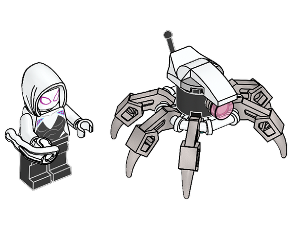 LEGO Set 682405-1 Ghost-Spider and Spider Robot (2024 Super Heroes ...