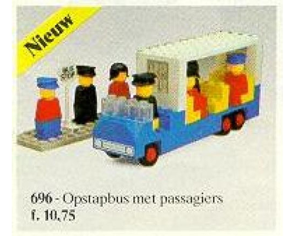 LEGO Set 696-1 Bus Stop (1976 Legoland > Vehicle) | Rebrickable - Build ...