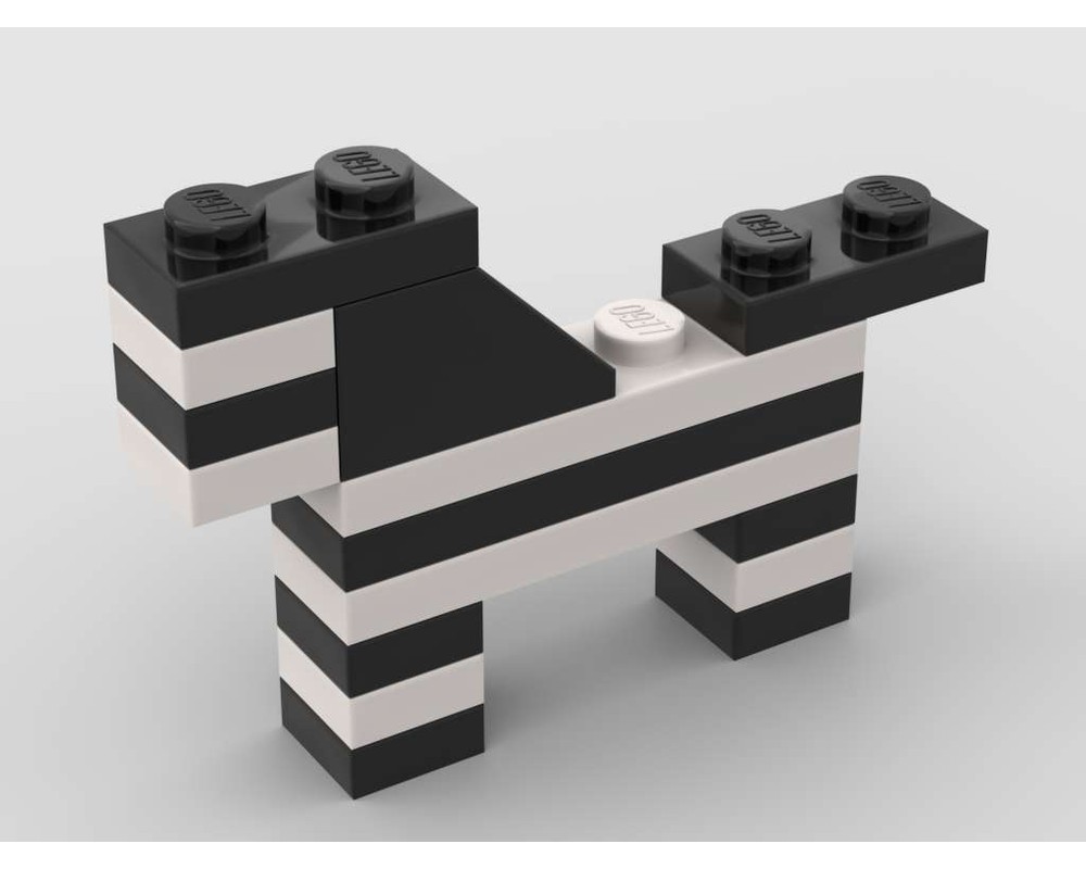 LEGO Set 699-1-s5 Zebra (1977 Legoland > Vehicle) | Rebrickable - Build ...