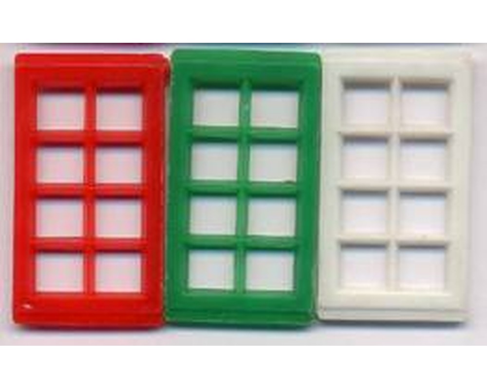 LEGO Set 700.B.1-1 Single 1 x 4 x 2 Window without Glass (ABB) (1950 ...