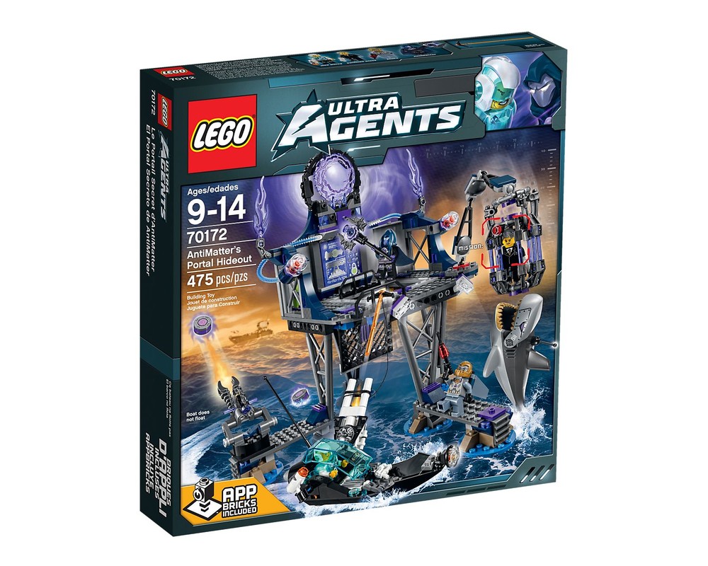 LEGO Set 70172-1 AntiMatter's Portal Hideout (2015 Agents > Ultra ...
