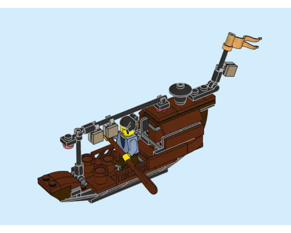 LEGO Set 70610-1-s2 Canal Boat (2017 Ninjago > The LEGO Ninjago Movie ...
