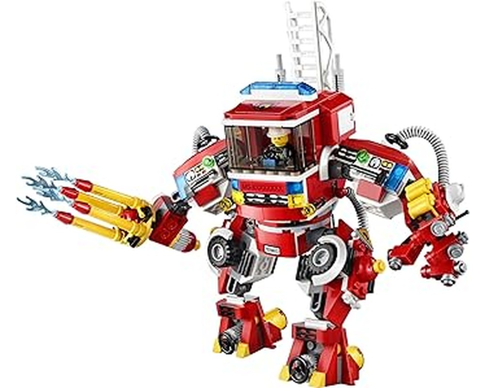 LEGO Set 70813-1-s2 Fire Mech (2014 The LEGO Movie) | Rebrickable ...