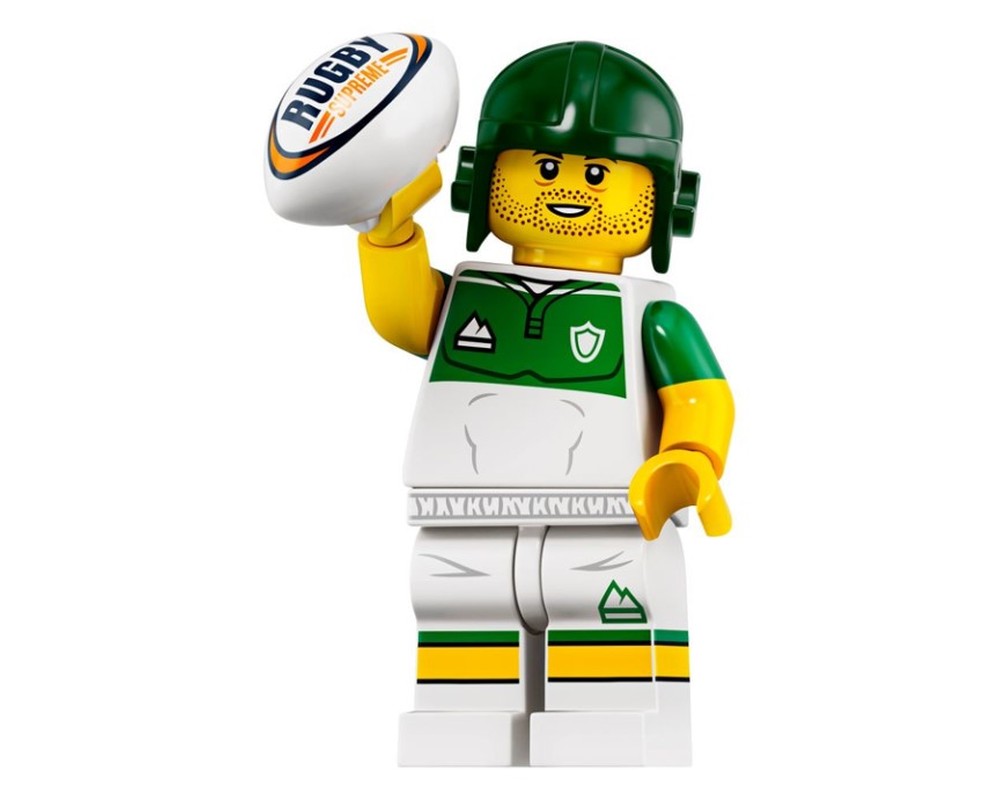 LEGO Set 71025-13 Rugby Player (2019 Collectible Minifigures > Series ...