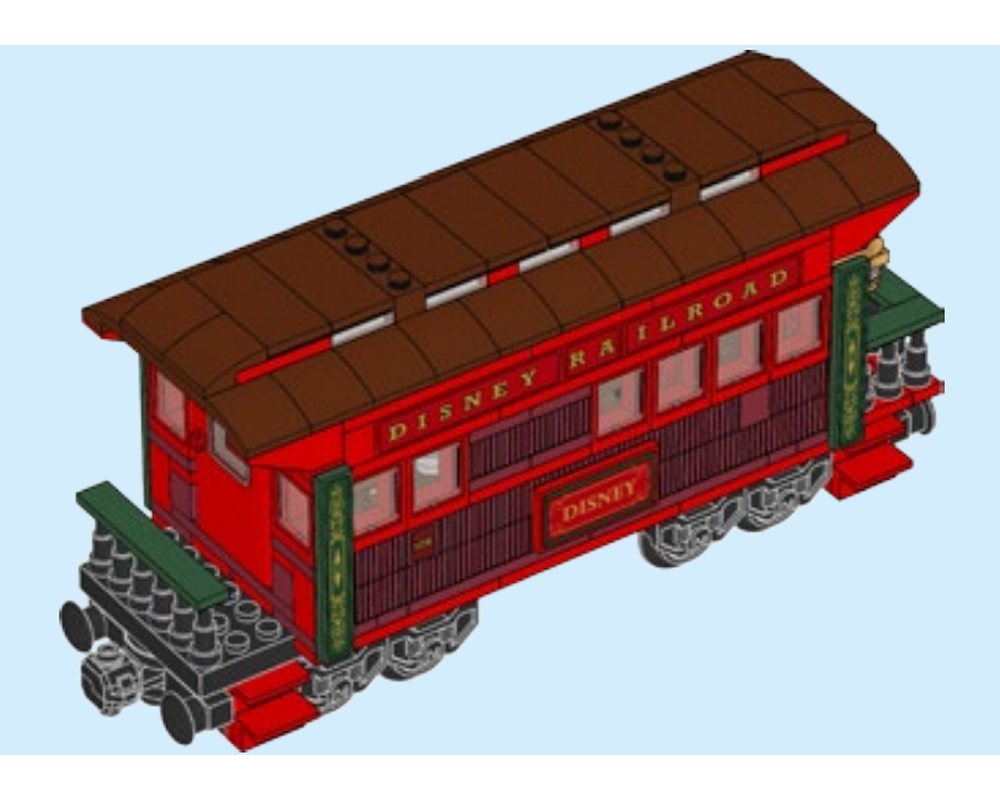 LEGO Set 71044-1-s4 Parlour Car (2019 Disney) | Rebrickable - Build ...