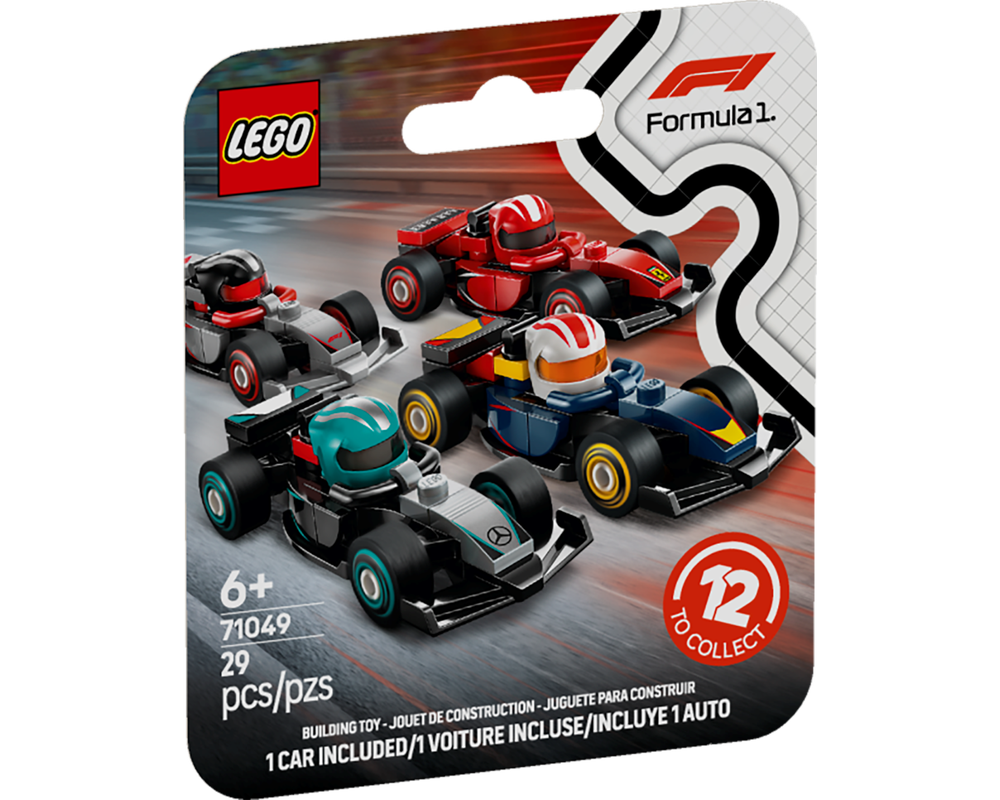 LEGO Set 71049-0 F1 Collectible Race Car - Random Box (2025 Collectible ...