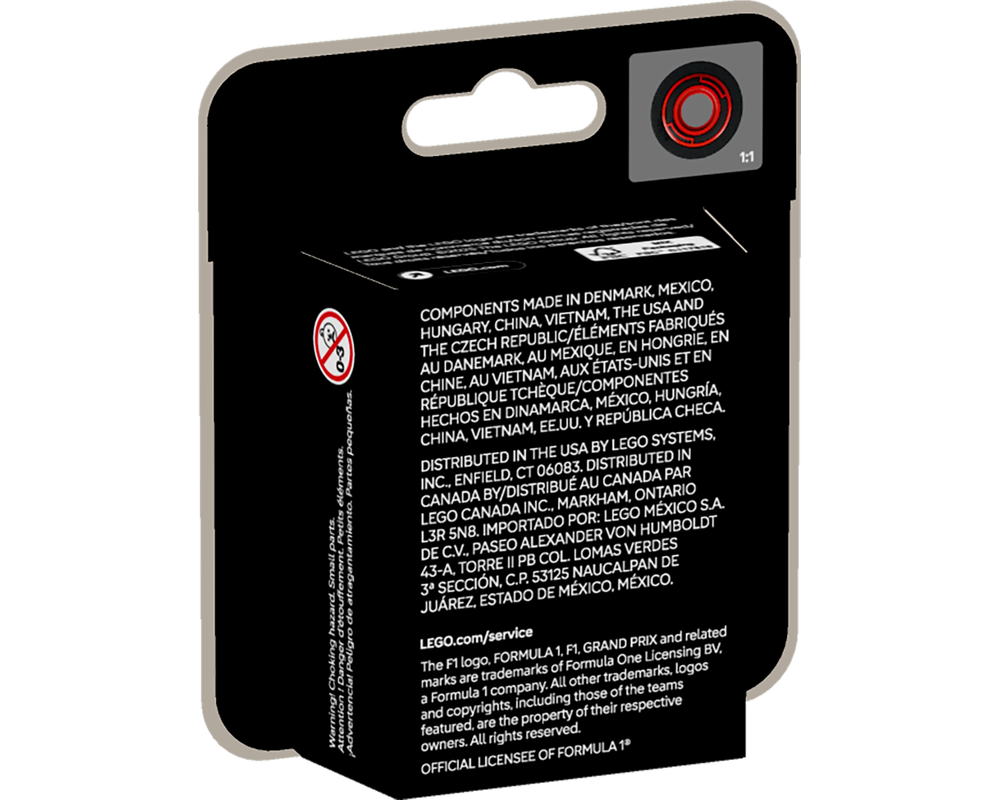 LEGO Set 71049-0 F1 Collectible Race Car - Random Box (2025 Collectible ...