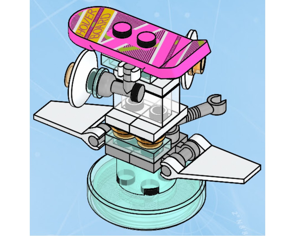 LEGO Set 71201-1-b3 Cyclone Board (2015 Dimensions) | Rebrickable ...