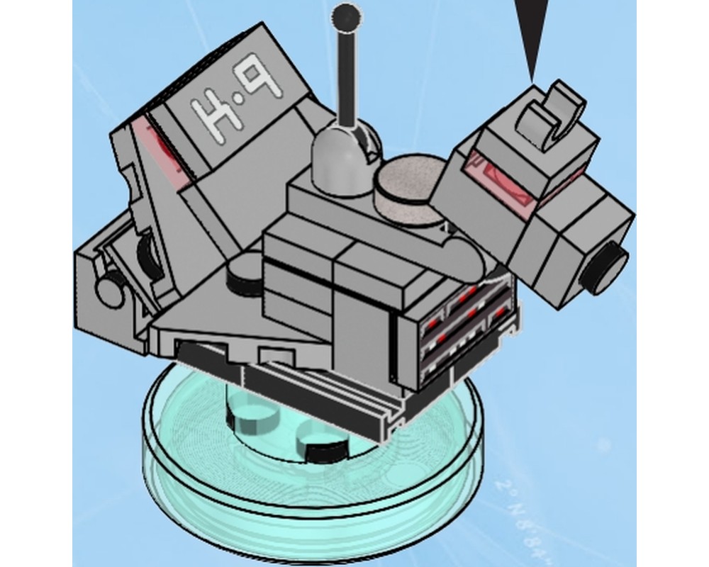 LEGO Set 71204-1-s1-b1 K-9 Ruff Rover (2015 Dimensions) | Rebrickable ...