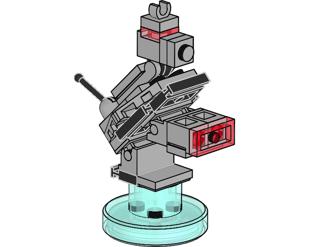 LEGO Set 71204-1-s1-b2 K-9 Laser Cutter (2015 Dimensions) | Rebrickable ...