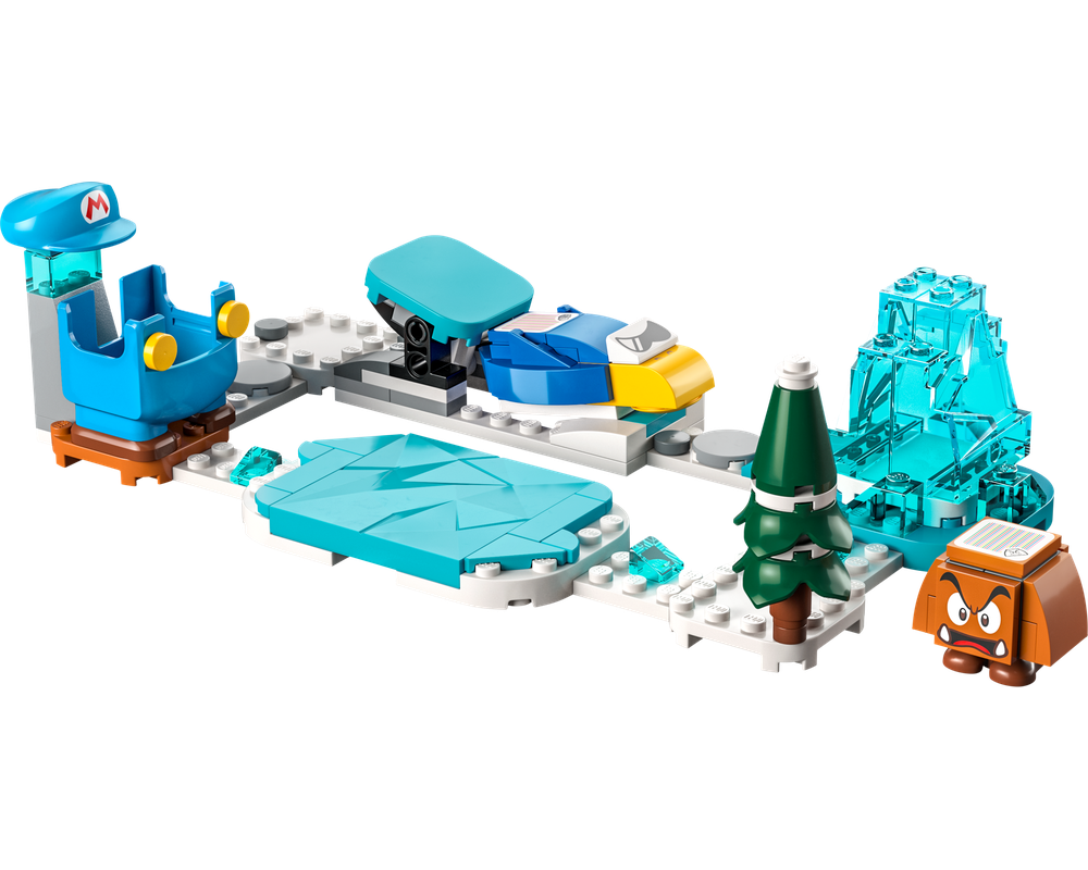 LEGO Set 71415-1 Ice Mario Suit and Frozen World Expansion Set (2023 ...