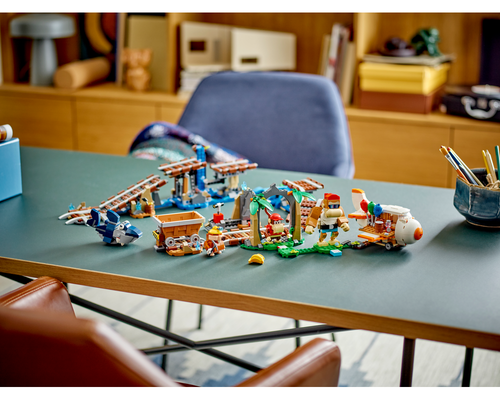 LEGO Set 71425-1 Diddy Kong's Mine Cart Ride Expansion Set (2023 Super ...