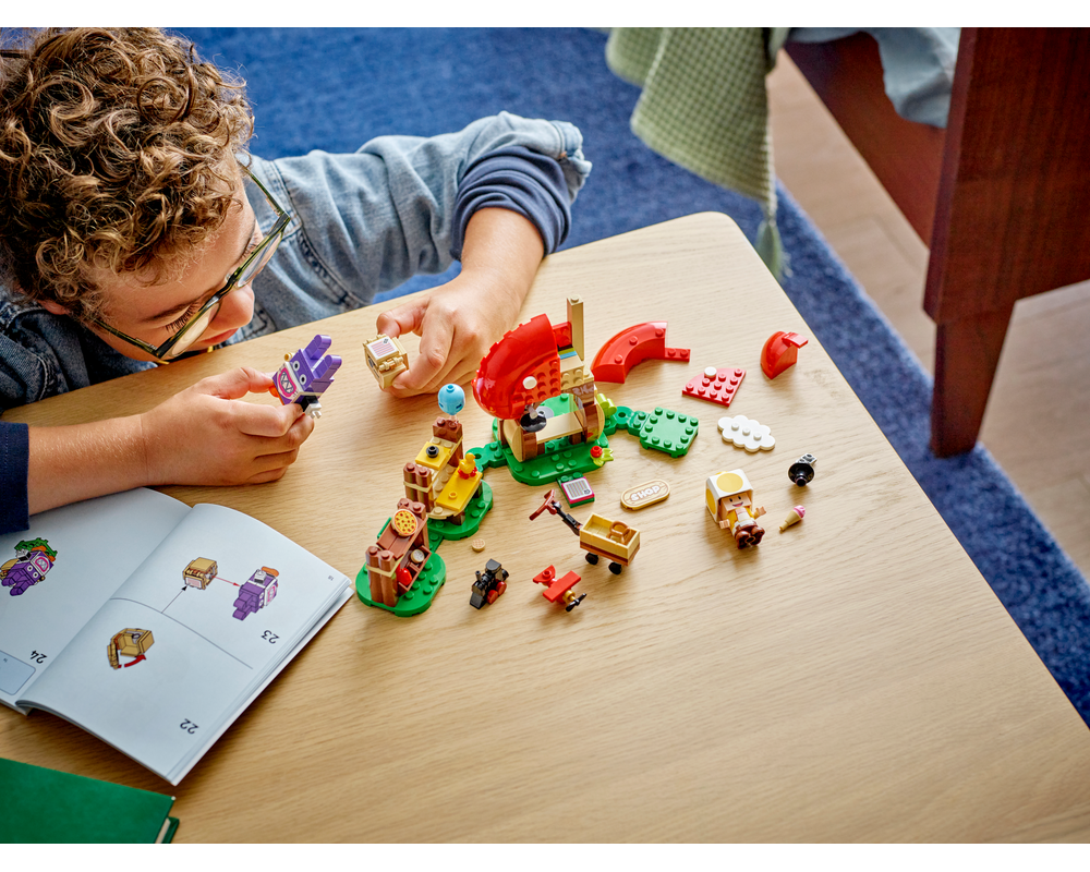 LEGO Set 71429-1 Nabbit at Toad's Shop (2024 Super Mario) | Rebrickable ...
