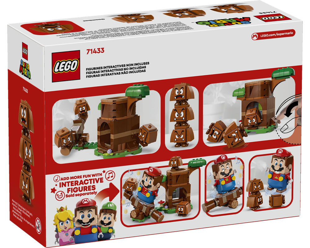 LEGO Set 71433-1 Goombas' Playground (2024 Super Mario) | Rebrickable ...