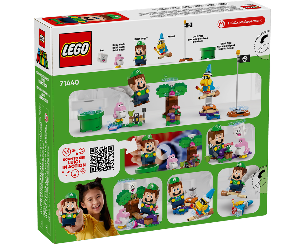 LEGO Set 71440-1 Adventures with Interactive LEGO Luigi (2024 Super ...