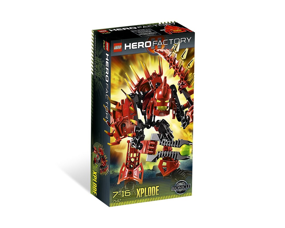 LEGO Set 7147-1 Xplode (2010 Hero Factory > Villains) | Rebrickable ...