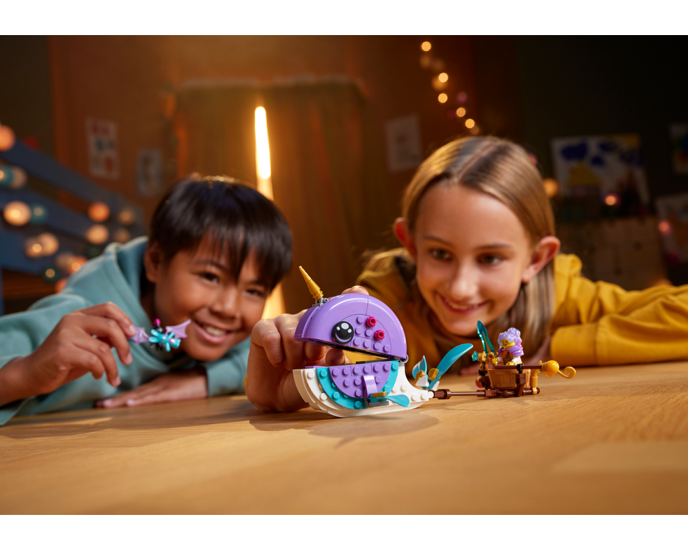 LEGO Set 71472-1 Izzie's Narwhal Hot-Air Balloon (2024 Dreamzzz ...