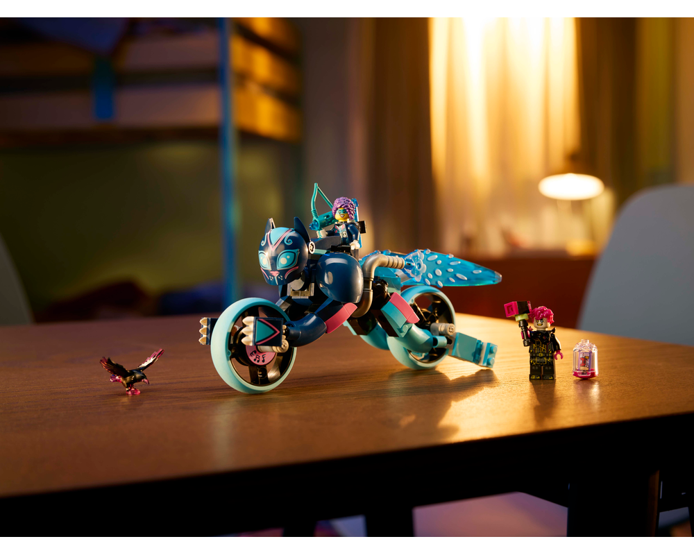 LEGO Set 71479-1 Zoey's Cat Motorcycle (2024 Dreamzzz) | Rebrickable ...