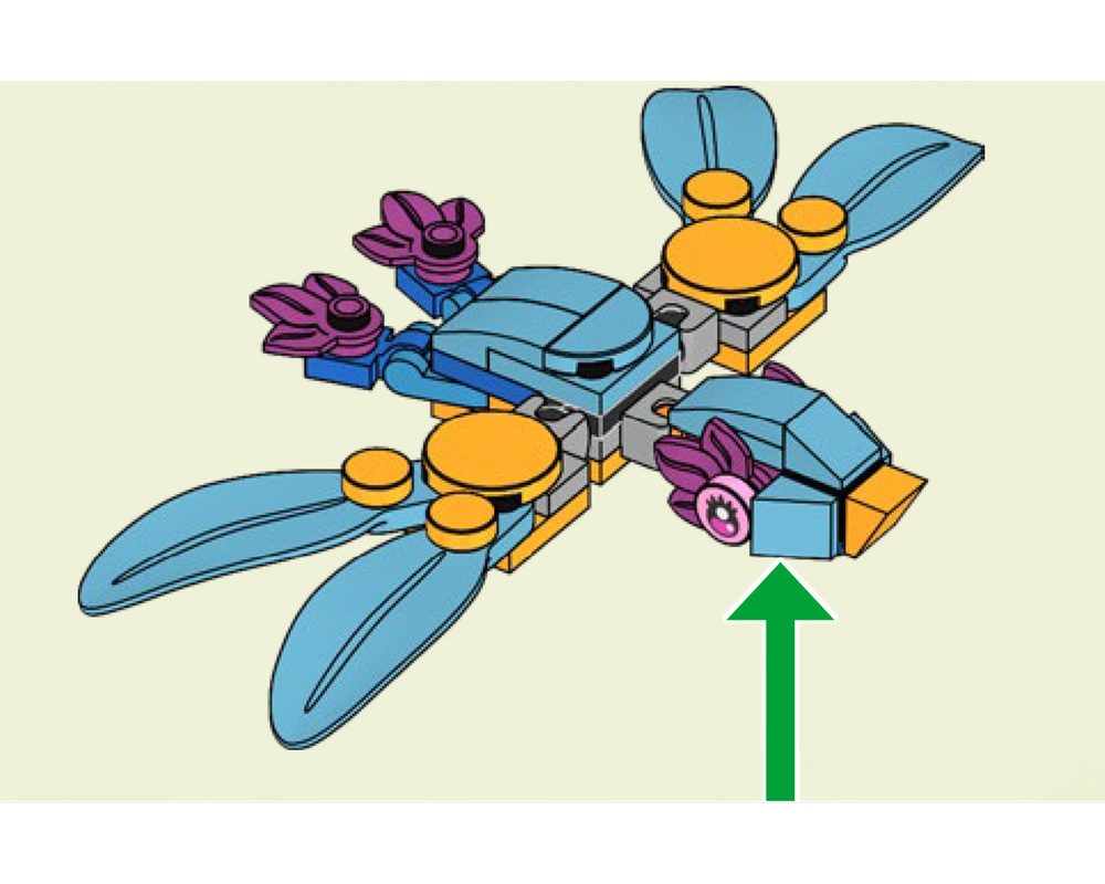 LEGO Set 71488-1-b3 Flying Bird (2025 Dreamzzz) | Rebrickable - Build ...