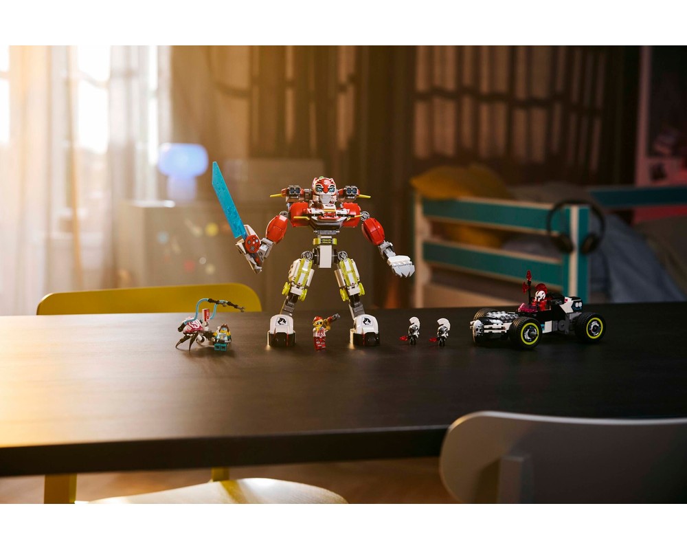 LEGO Set 71497-1 Cooper's Tiger Mech & Zero's Hot Rod Car (2025 ...