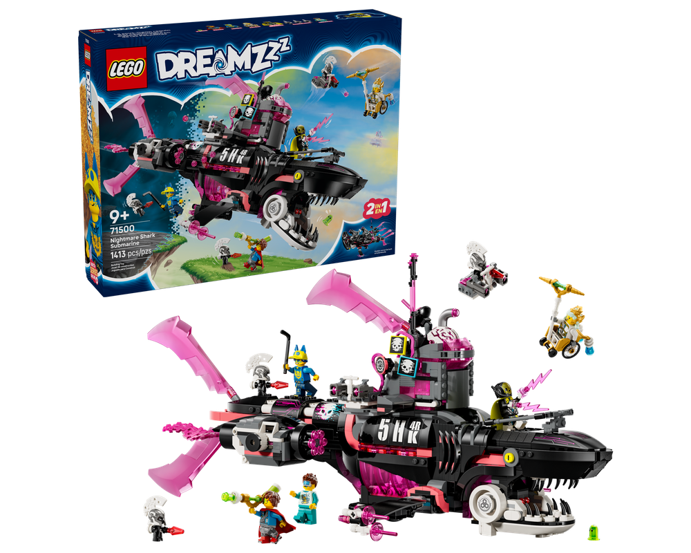 LEGO Set 71500-1 Nightmare Shark Submarine (2025 Dreamzzz ...