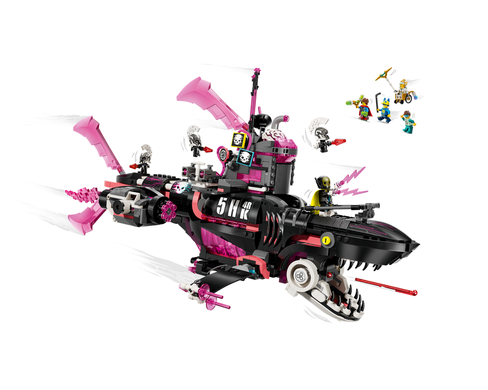 LEGO Set 71500-1 Nightmare Shark Submarine (2025 Dreamzzz ...