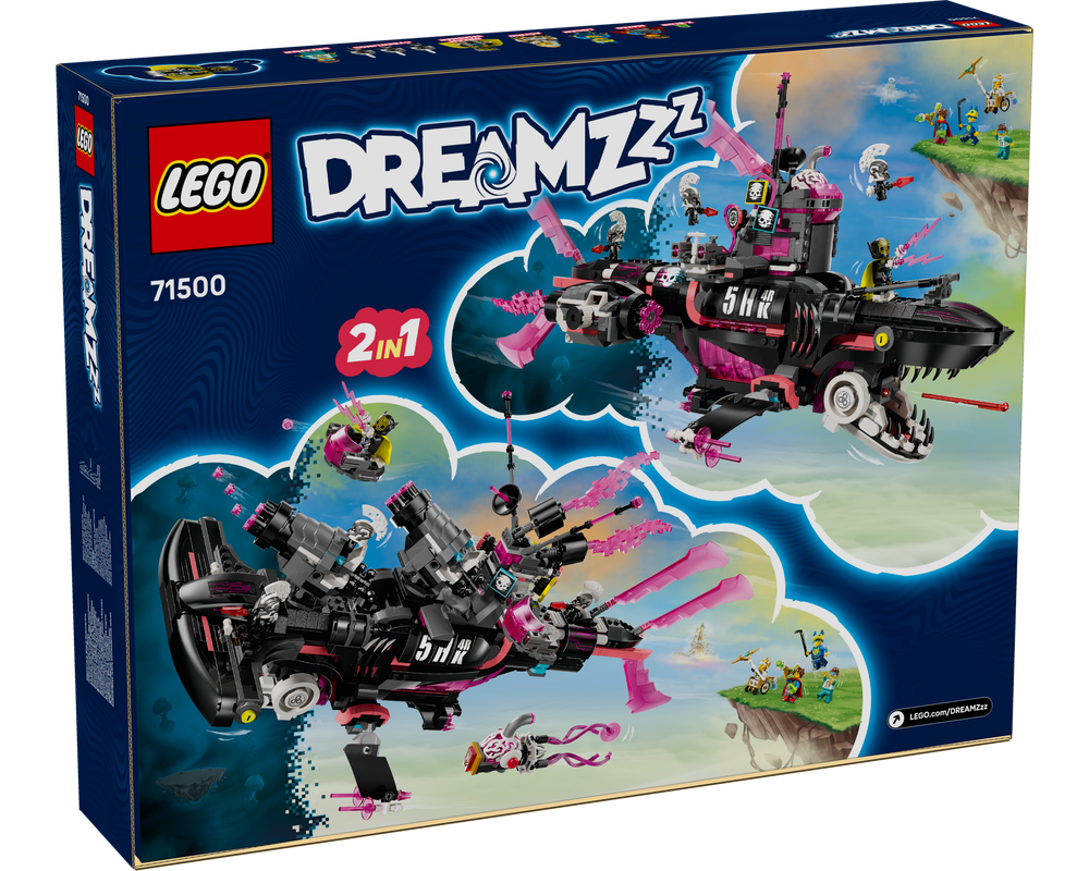 LEGO Set 71500-1 Nightmare Shark Submarine (2025 Dreamzzz ...