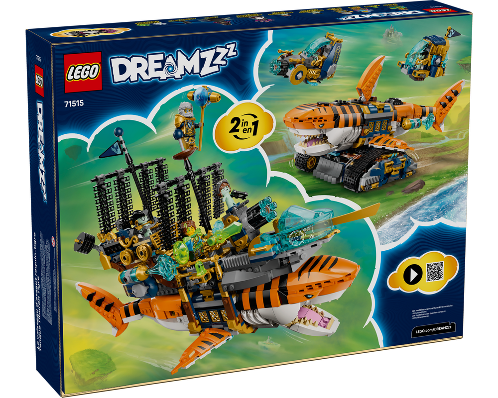 LEGO Set 71515-1 Tiger Shark Tank (2026 Dreamzzz) | Rebrickable - Build ...