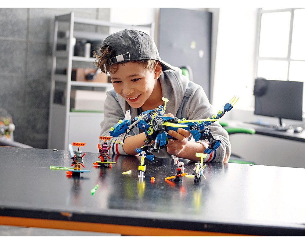 LEGO Set 71711-1 Jay's Cyber Dragon (2020 Ninjago) | Rebrickable ...