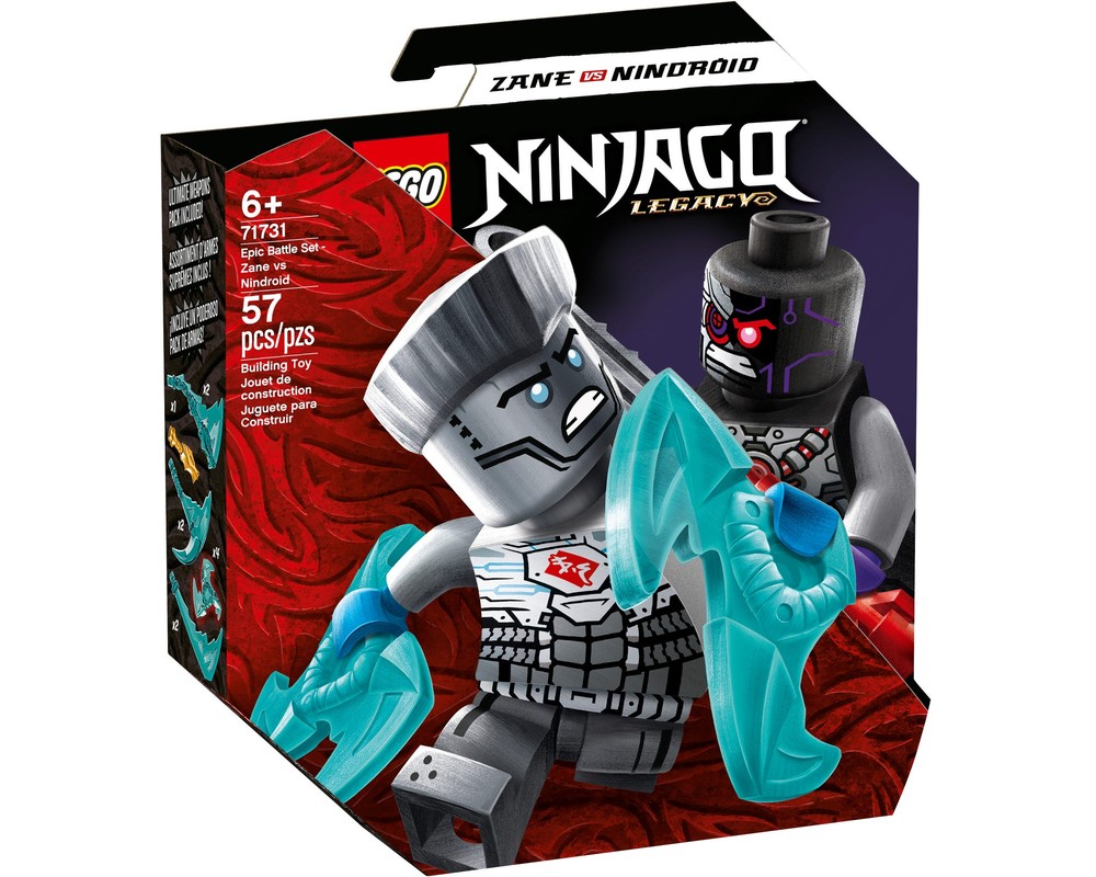LEGO Set 71731-1 Epic Battle Set - Zane vs. Nindroid (2021 Ninjago ...