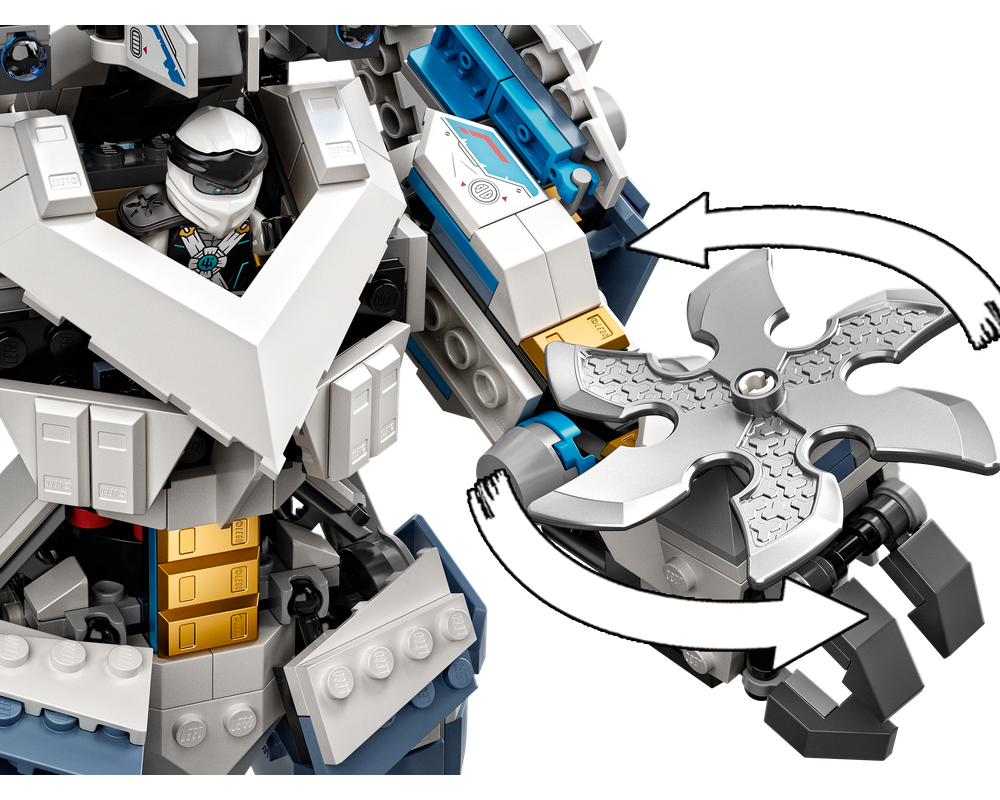 LEGO Set 71738-1 Zane's Titan Mech Battle (2021 Ninjago) | Rebrickable ...