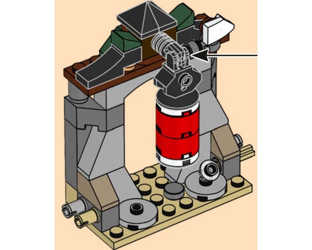 LEGO Set 71764-1-s2 Punching Bag (2022 Ninjago) | Rebrickable - Build ...