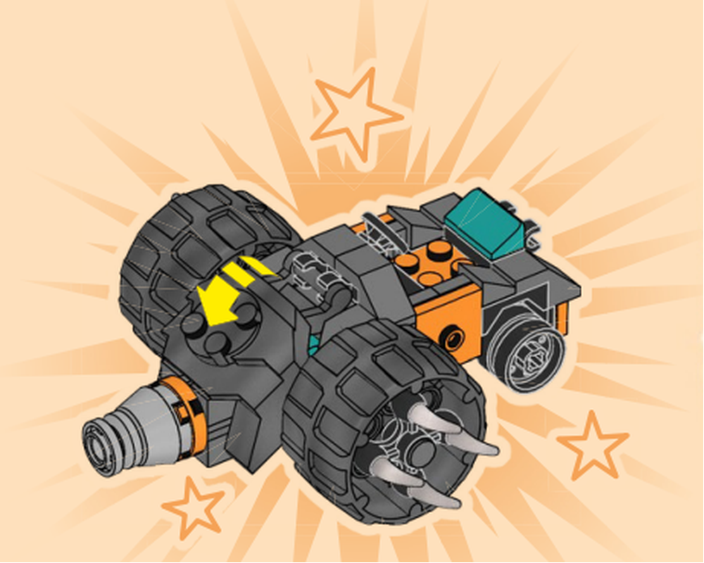 LEGO Set 71767-1-s2 Serpentine Ram Car (2022 Ninjago) | Rebrickable ...