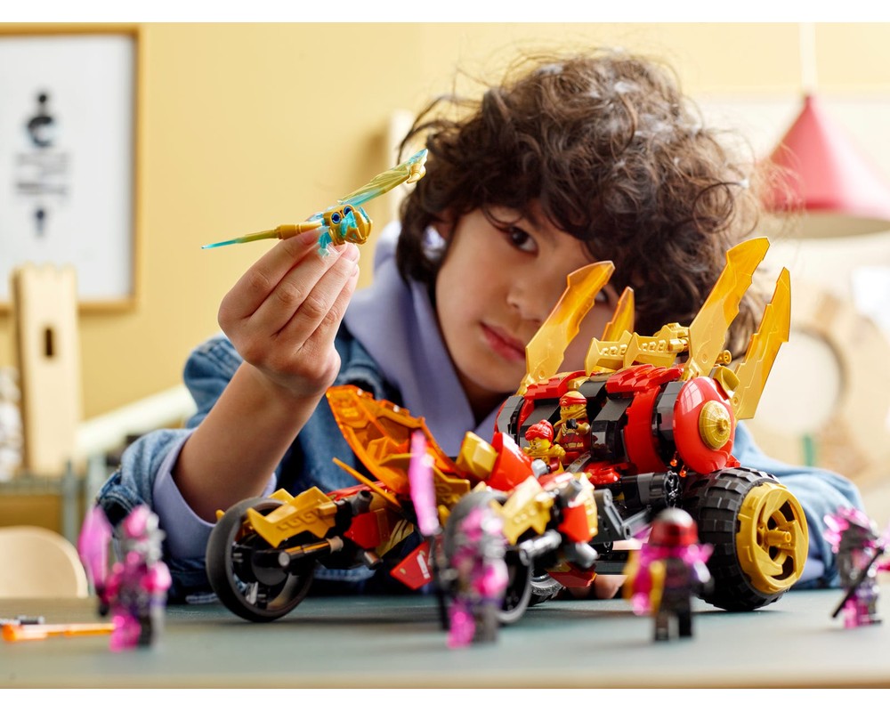 LEGO Set 71773-1 Kai's Golden Dragon Raider (2022 Ninjago ...