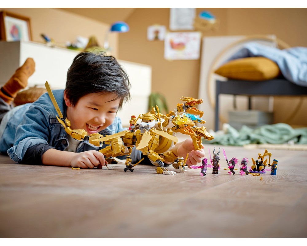 LEGO Set 71774-1 Lloyd's Golden Ultra Dragon (2022 Ninjago ...