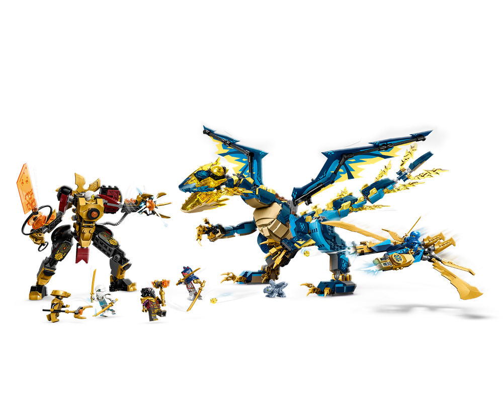 LEGO Set 71796-1 Elemental Dragon vs. The Empress Mech (2023 Ninjago) | Rebrickable - Build with ...