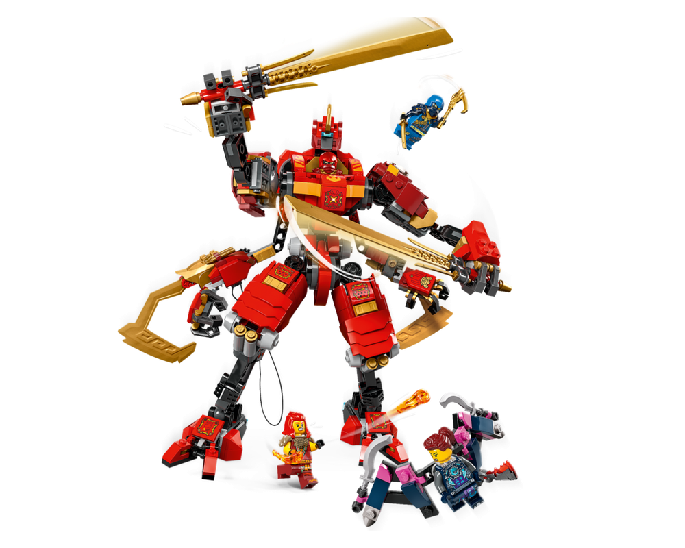 LEGO Set 71812-1 Kai's Ninja Climber Mech (2024 Ninjago) | Rebrickable ...