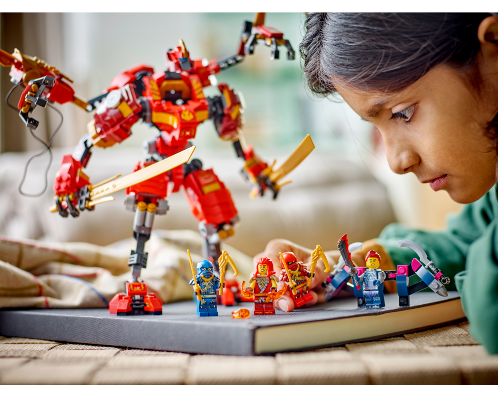 Lego Set 71812 1 Kais Ninja Climber Mech 2024 Ninjago Rebrickable