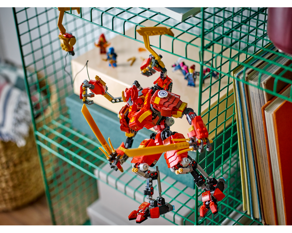 LEGO Set 71812-1 Kai's Ninja Climber Mech (2024 Ninjago) | Rebrickable ...