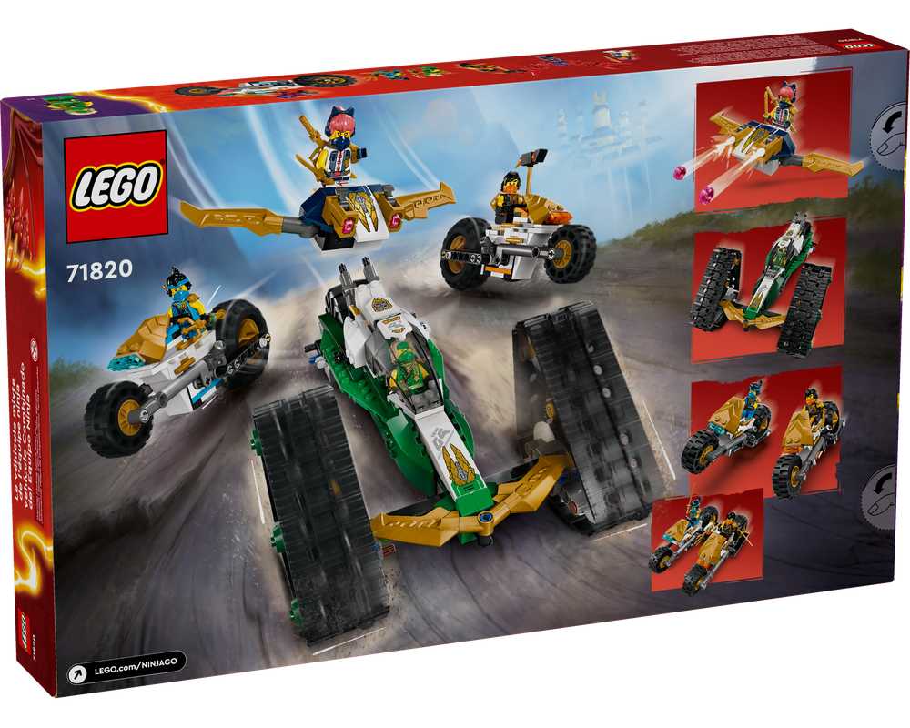 Lego Set 71820 1 Ninja Team Combo Vehicle 2024 Ninjago Rebrickable
