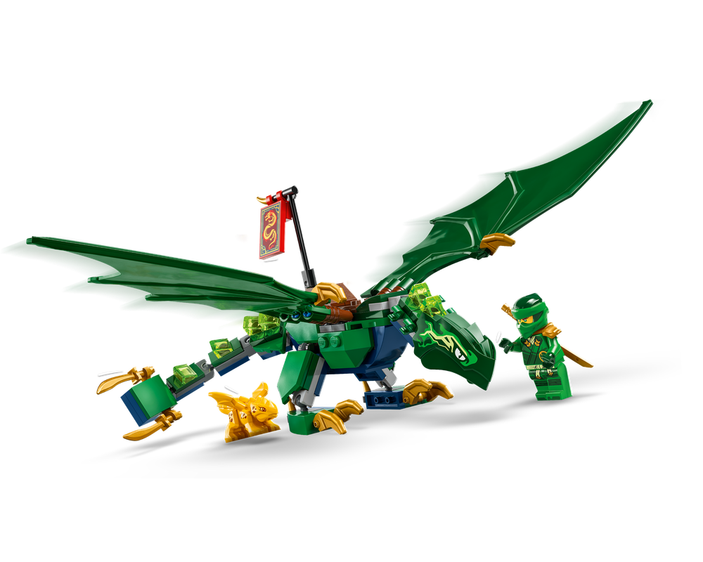LEGO Set 71829-1 Lloyd's Green Forest Dragon (2025 Ninjago ...