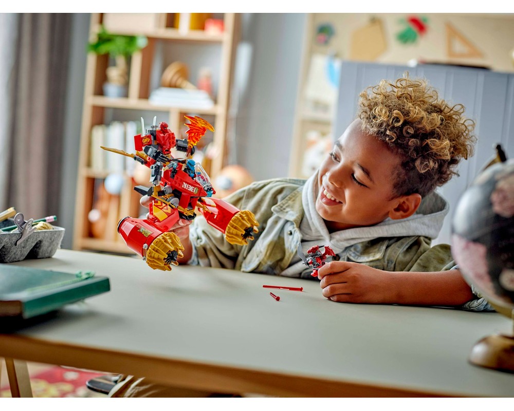 LEGO Set 71830-1 Kai's Mech Storm Rider (2025 Ninjago) | Rebrickable ...