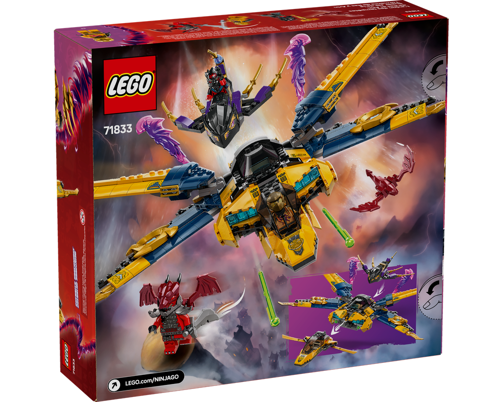 LEGO Set 71833-1 Ras and Arin's Super Storm Jet (2025 Ninjago ...