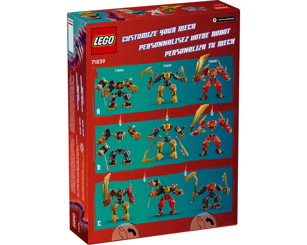 LEGO Set 71839-1 Arin's Spinjitzu Battle Mech (2025 Ninjago ...