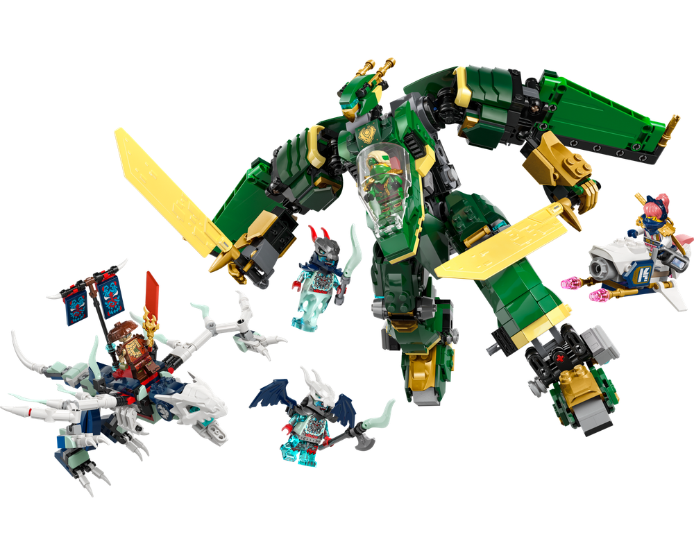 LEGO Set 71845-1 Lloyd’s Jet Mech (2025 Ninjago) | Rebrickable - Build with LEGO